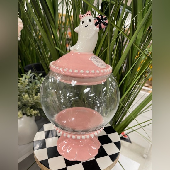 cobwebs & cauldrons | Holiday | Pink Halloween Ghost Girl Wcandy Bow ...